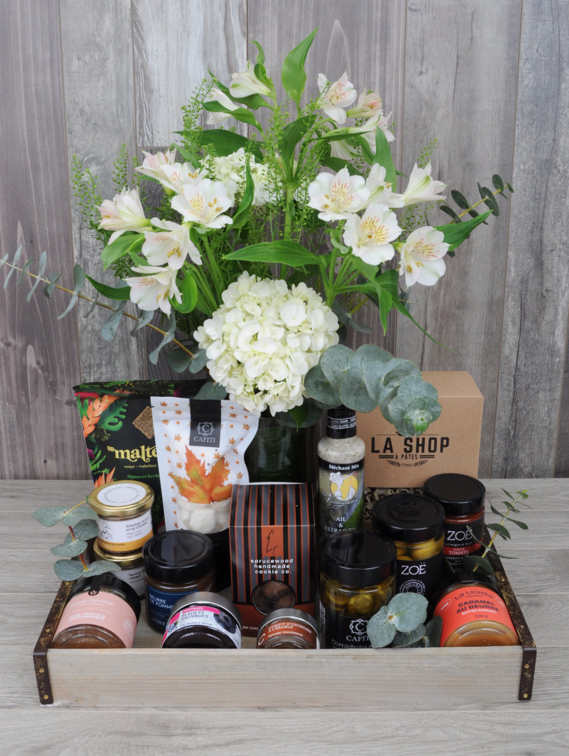 Impressive gift basket